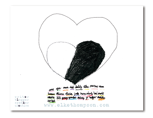 "Mummy, my heart is too small..." - Elke Thompson